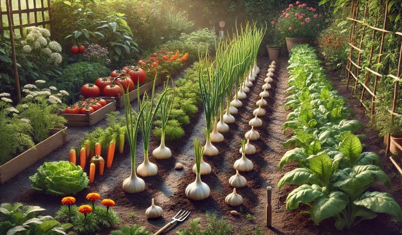 Companion Plants for Garlic That Boost Growth and Flavor