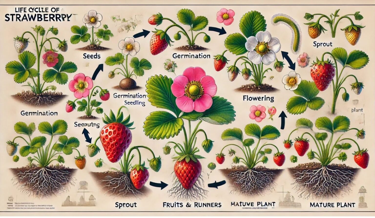 Strawberry Plant Growth Stages: Tips for Better Yields